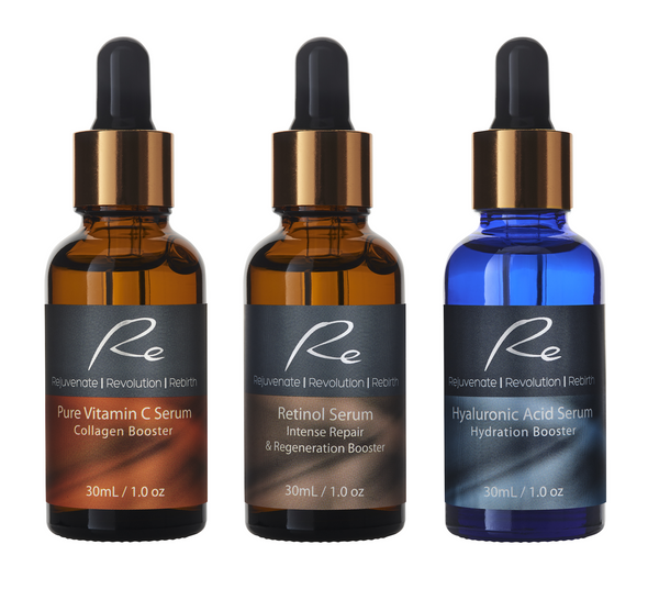 Re Vitamin C, Hyaluronic Acid, Retinol Boost Serum Set - 3pack | Top ...